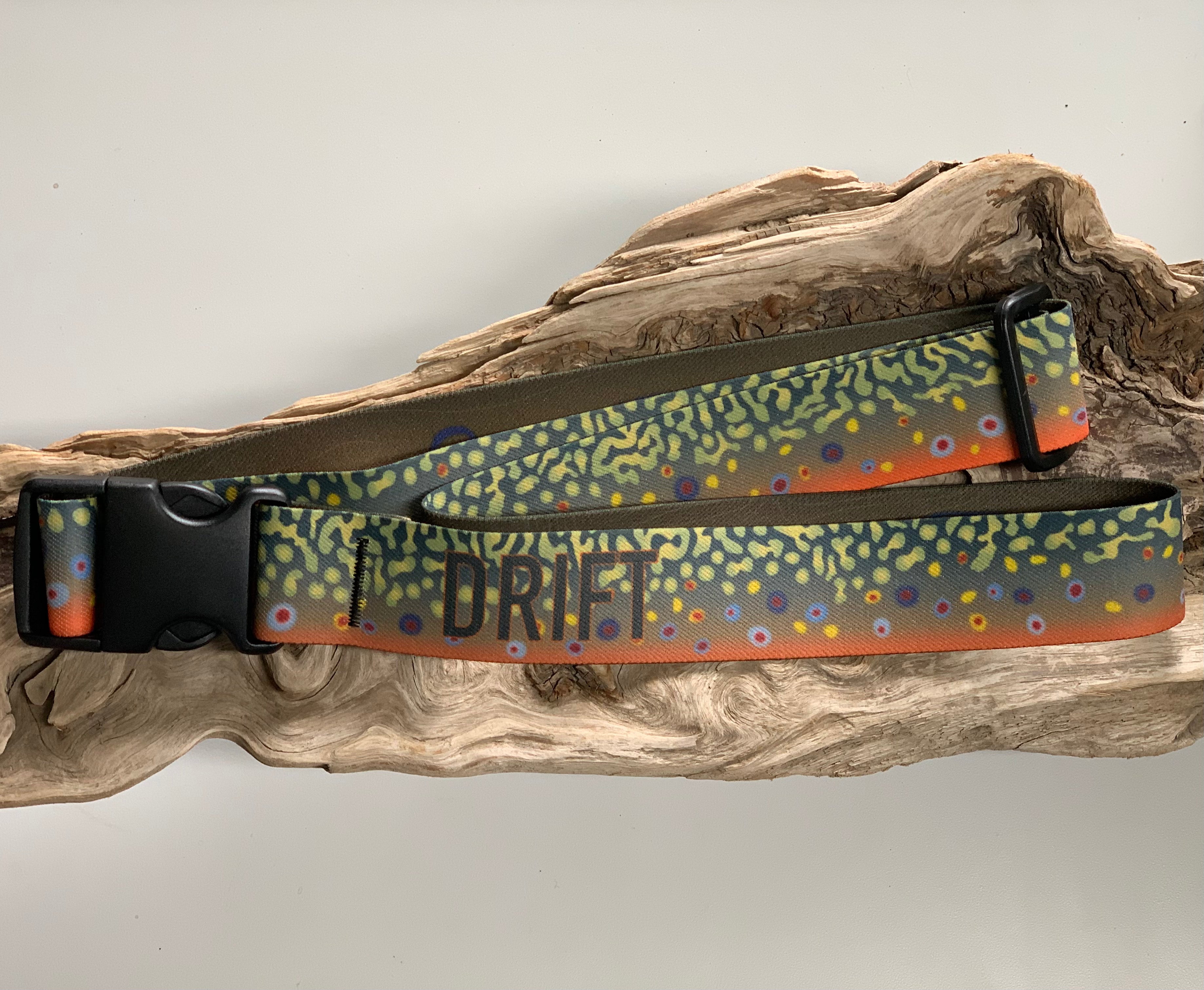 ELASTIC WADING BELT - BROOK TROUT – DRIFT Belt Company