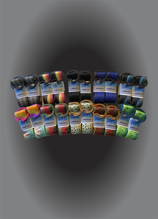 Custom design webbing belts with lightweight anodized buckles – DRIFT ...
