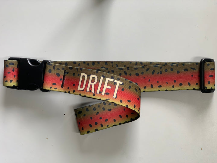 Custom design webbing belts with lightweight anodized buckles – DRIFT ...